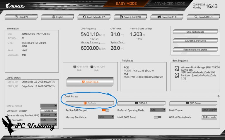 GIGABYTE 技嘉主機板 BIOS 更新教學｜Q-Flash 完整步驟說明