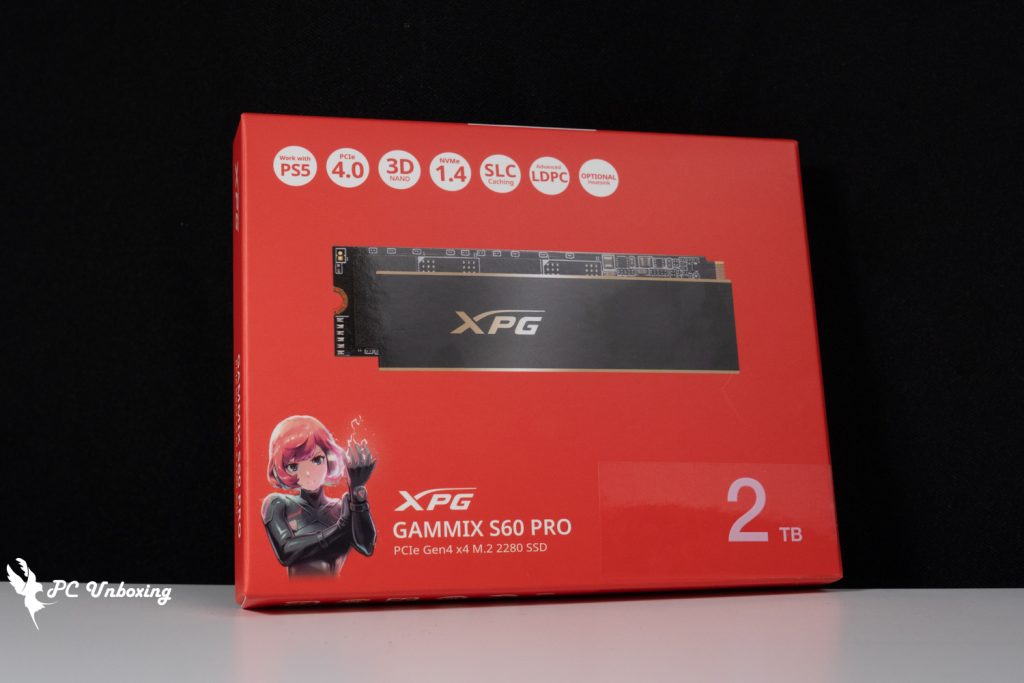 XPG GAMMIX S60 PRO PCIe Gen4 x4 M.2 2280 2TB 開箱評測 - PC Unboxing 電腦硬體開箱媒體網站