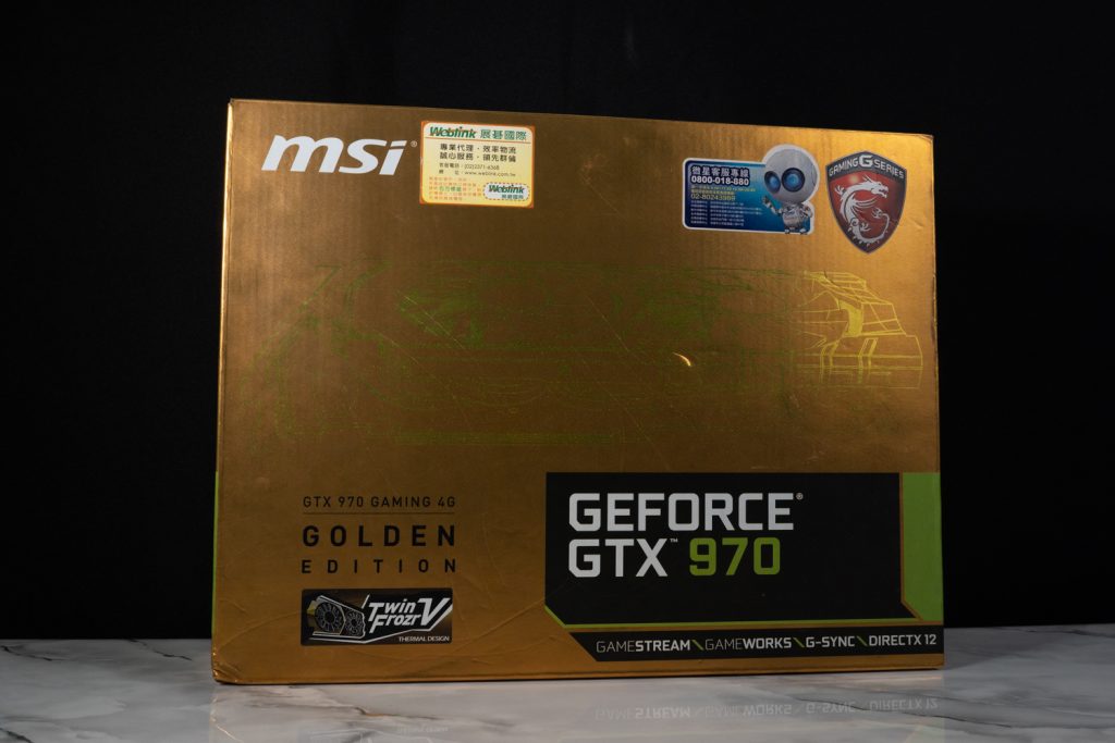 MSI GeForce GTX 970 GAMING 4G Golden Edition 黃金龍顯示卡整理開箱 - PC Unboxing ...